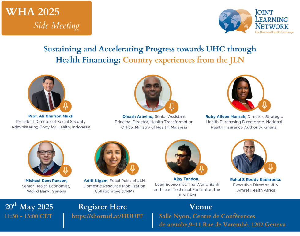WHA: Sustaining and Accelerating Progress towards UHC through Health ...
